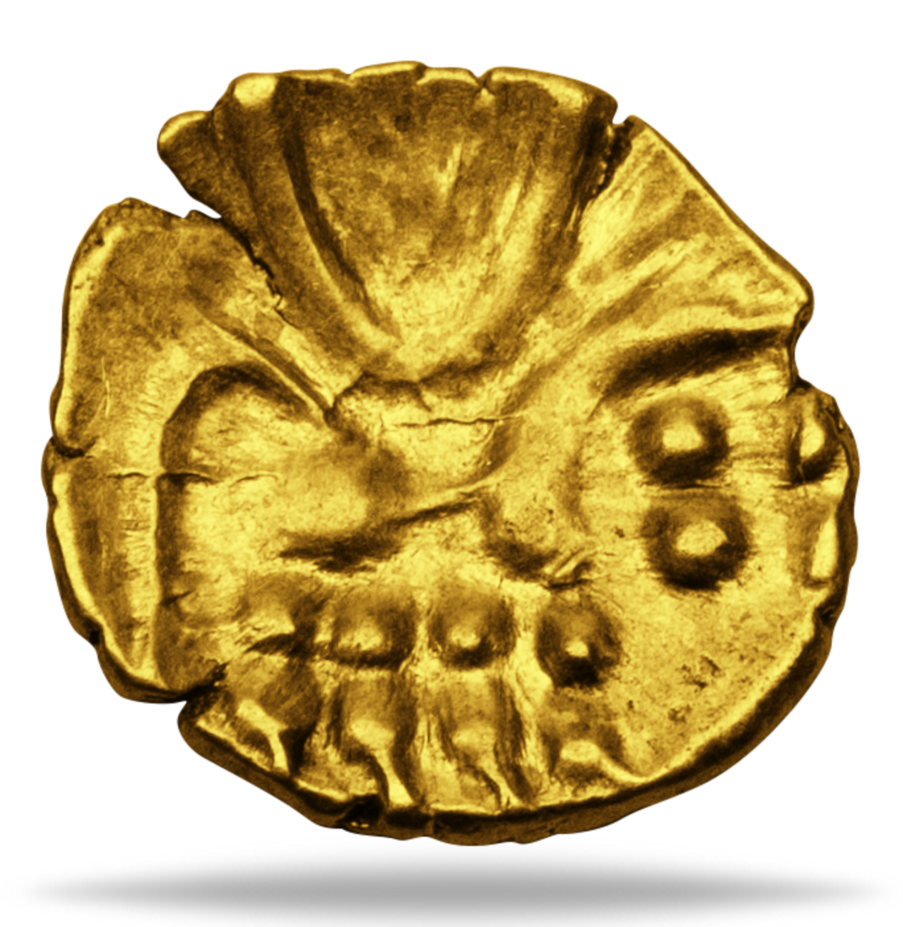 Indien, Altindischer Gold-Fanam 1600-1750 - Gold ! | Münzen-Versandhaus ...