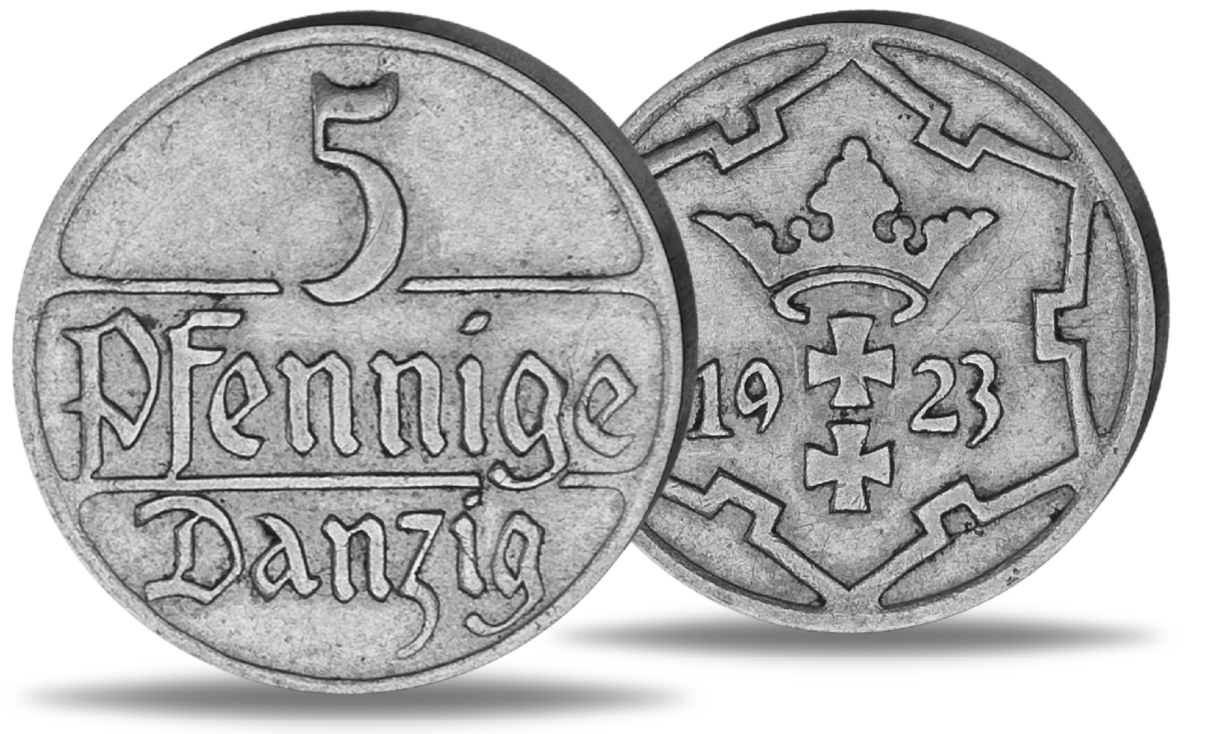 5 Pfennig „Danzig Wappen“ (D4) | Münzen-Versandhaus Emporium-Hamburg