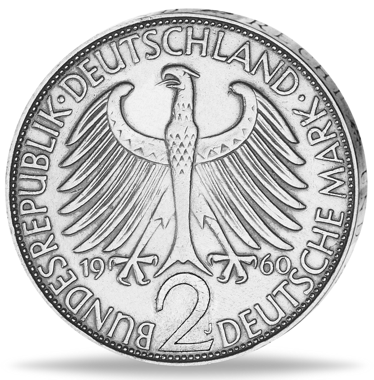 Bundesrepublik Deutschland, 2 Deutsche Mark 1960 Max Plank - Satz D,F,G ...