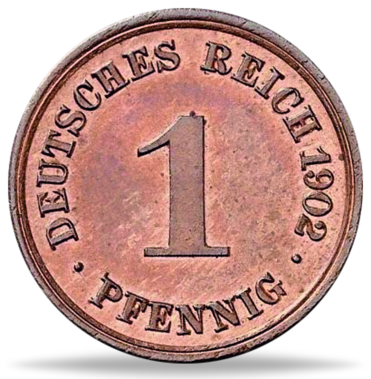 Deutsches Kaiserreich, 1 Pfennig 1890-1916, Großer Adler (J.10 ...