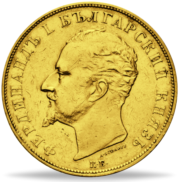 Bulgarien, 100 Lewa 1894 Ferdinand I. - Gold | Münzen-Versandhaus ...