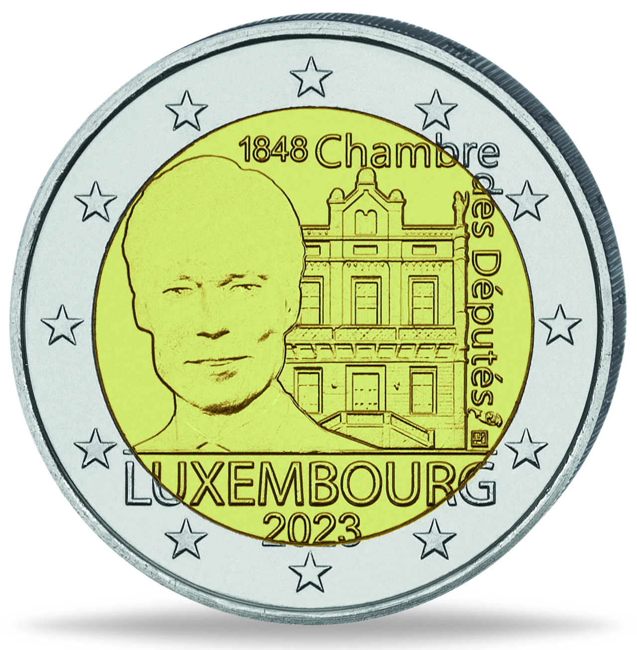 2 Euro 175. Jahrestag der Abgeordnetenkammer und ersten Verfassung von ...