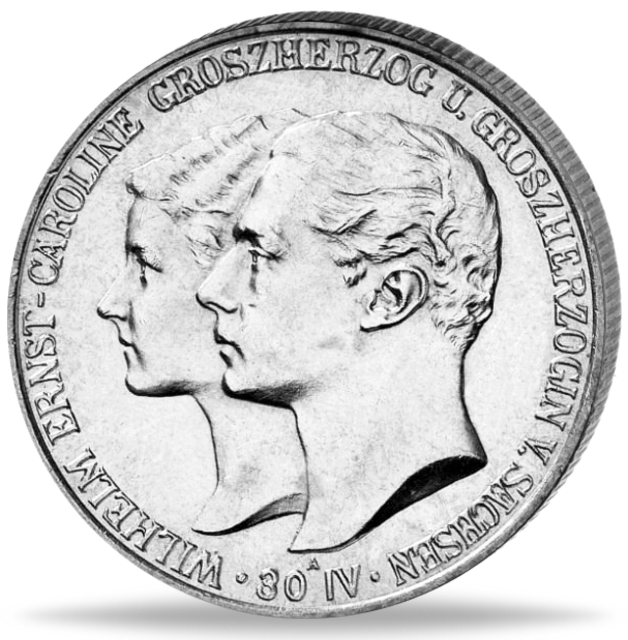 Großherzogtum Sachsen-Weimar-Eisenach, 2 Mark 1903, Hochzeit (J.158 ...