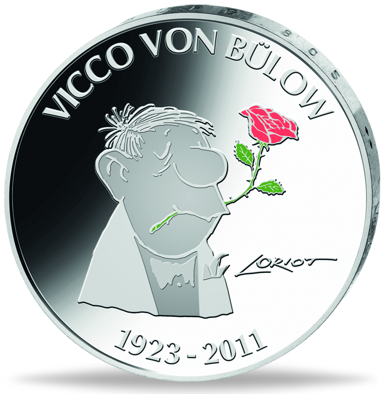 20 Euro Vicco von Bülow alias Loriot | Münzen-Versandhaus Emporium-Hamburg