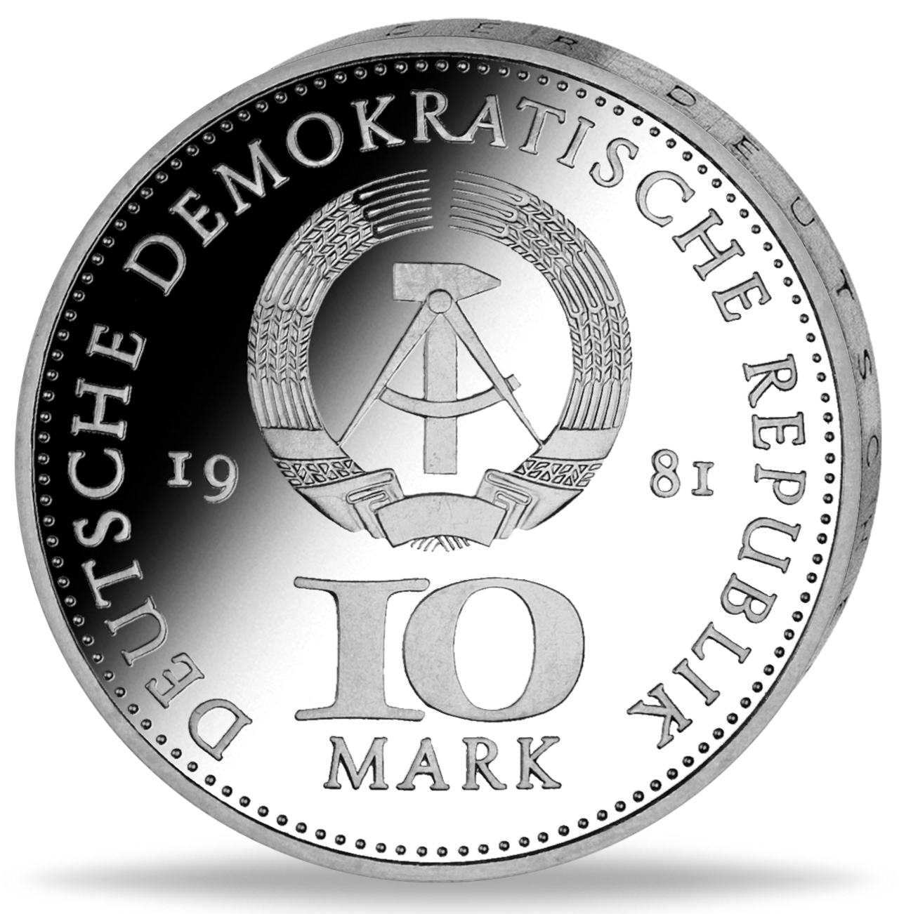 10 Mark der DDR „700 Jahre Münzprägung in Berlin“ | Münzen-Versandhaus ...