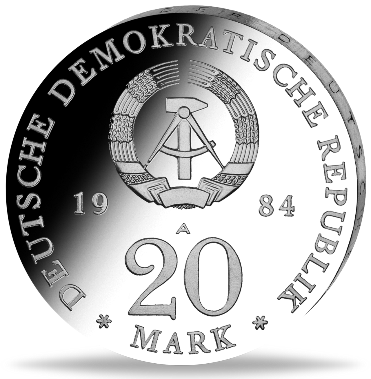 20 Mark der DDR „Georg Friedrich Händel“ - Silber | Münzen-Versandhaus ...