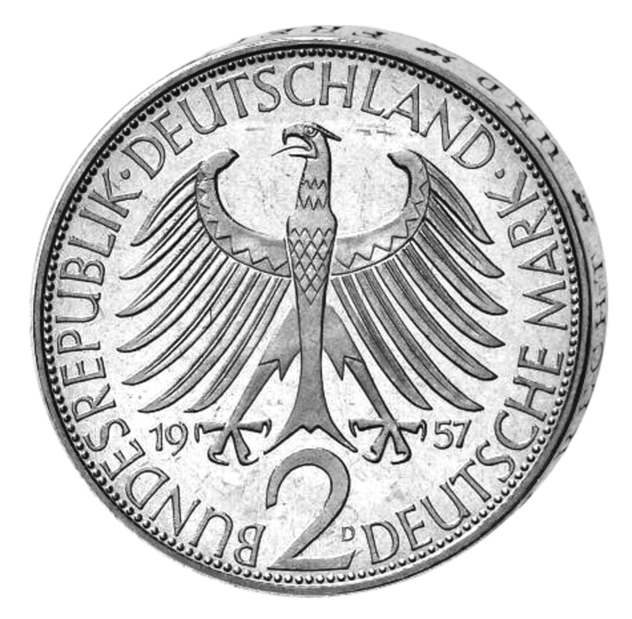 Bundesrepublik Deutschland, 2 Deutsche Mark 1959 Max Plank - Satz D,F ...