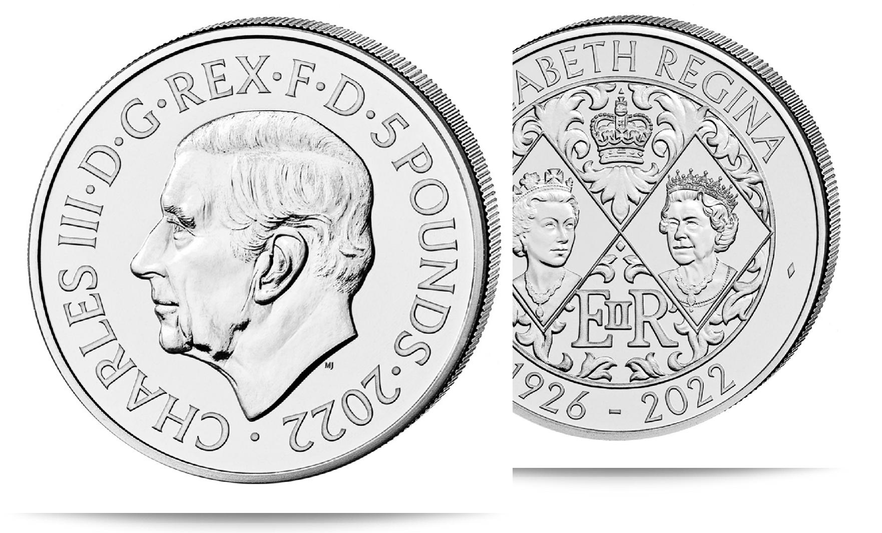 Großbritannien, 5 Pfund 2022, König Charles III. - Erstausgabe | Münzen ...