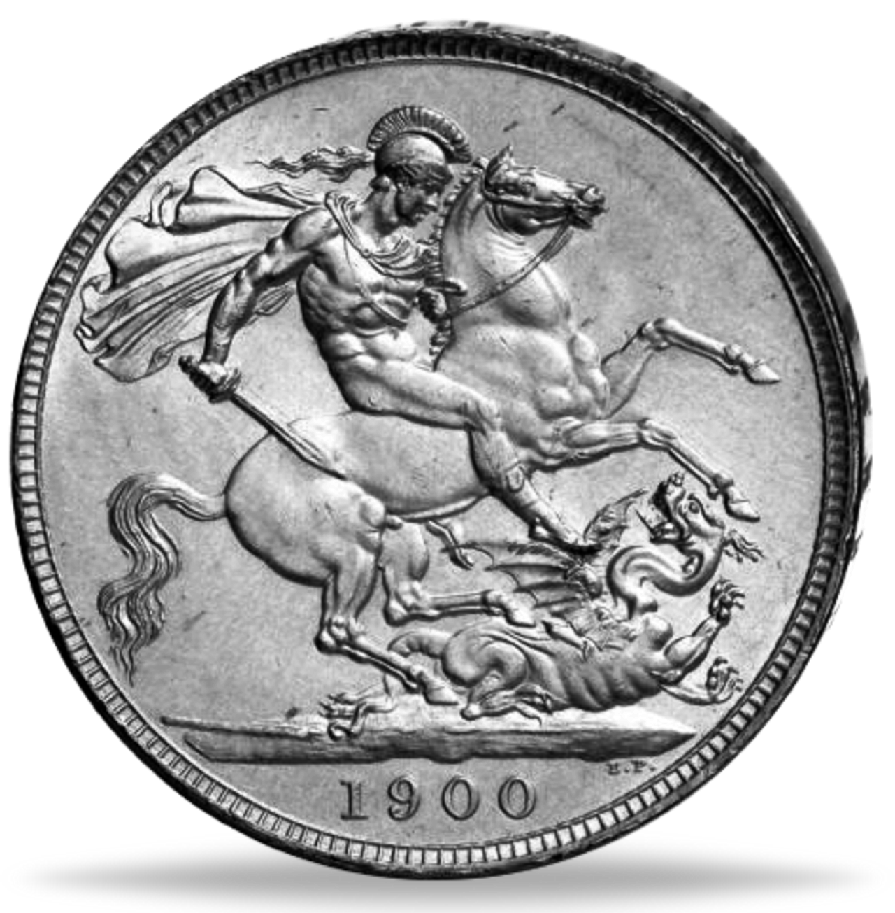 Großbritannien, Crown-Silber-Satz Königin Victoria (4 Münzen) - Silber ...