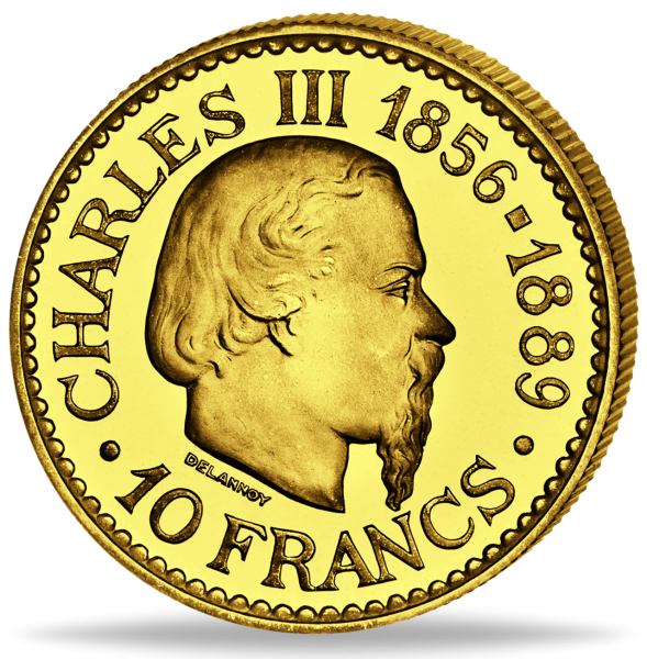 Fürstentum Monaco, 10 Francs 1966, Fürst Rainier III., Polierte Platte ...