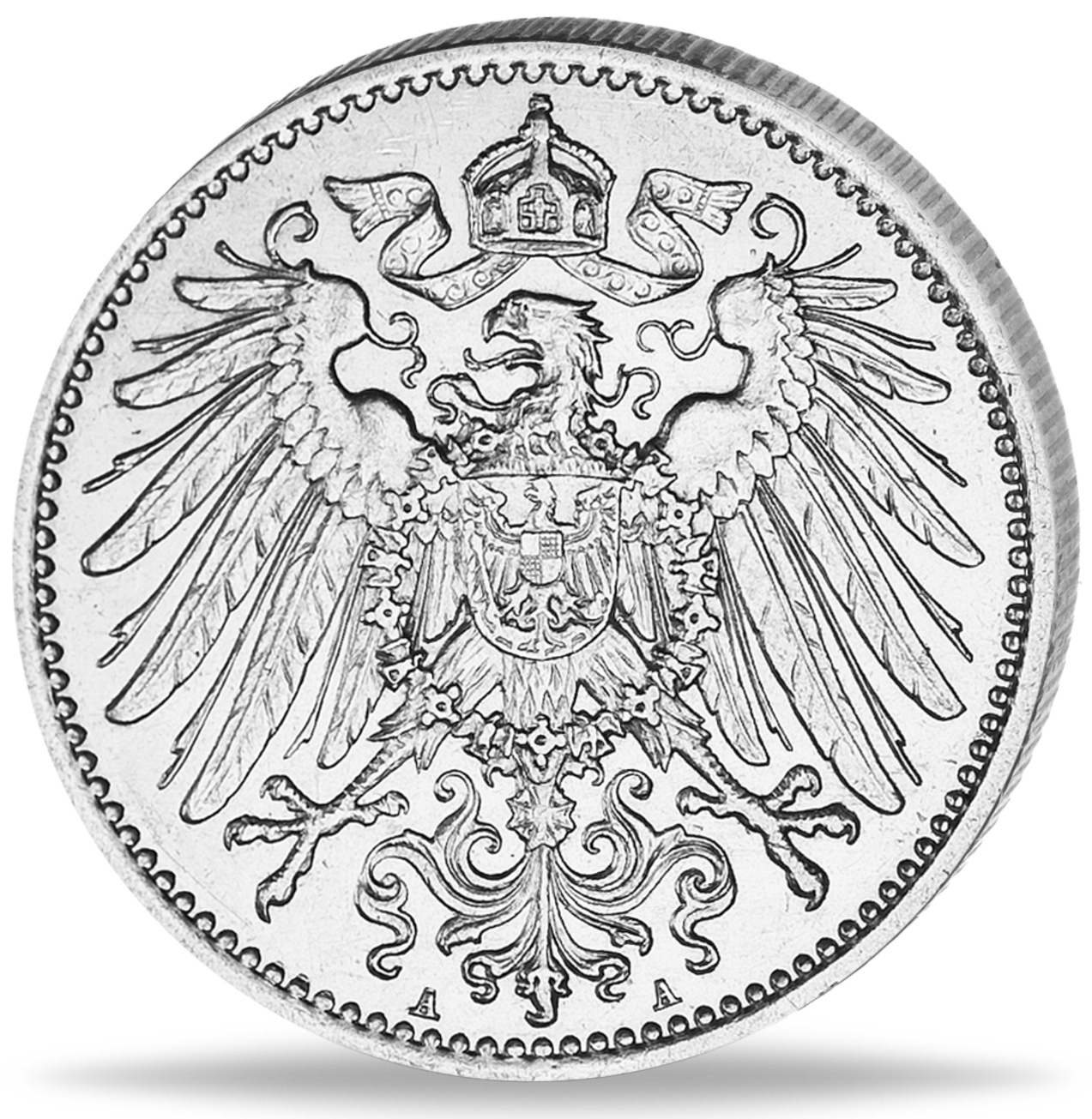 Deutsches Kaiserreich, 1 Mark 1891-1916 großer Adler (Jäger 17 ...