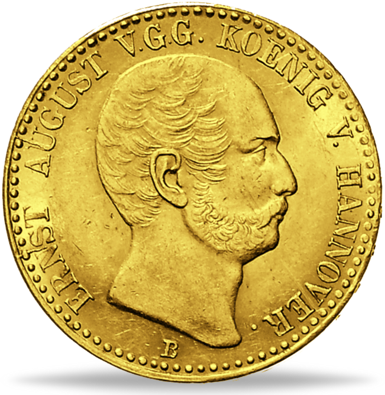 Königreich Hannover, 10 Taler 1838 B, König Ernst August - Gold ...