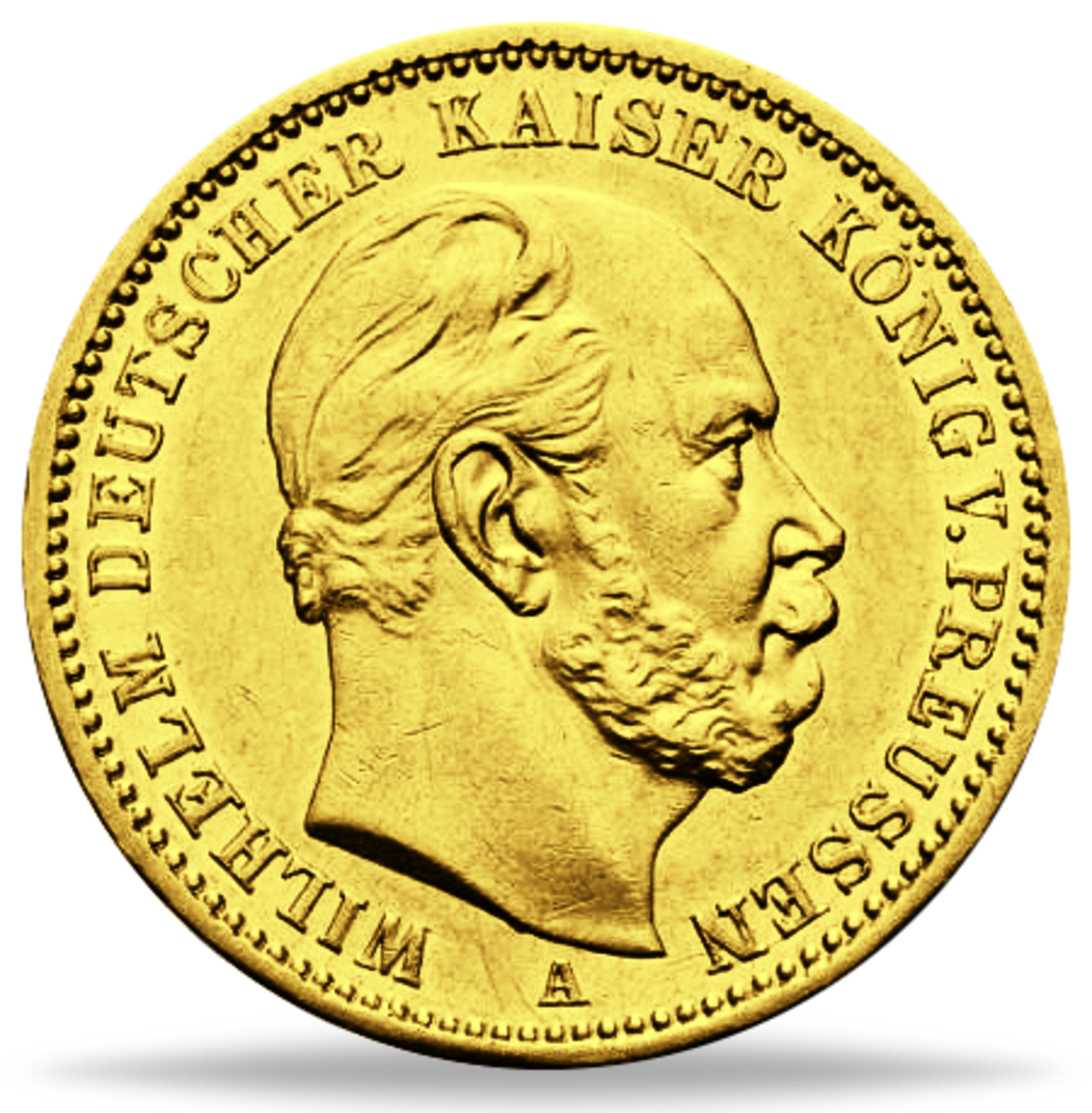 Königreich Preußen, 20 Mark 1871, Kaiser Wilhelm I. (Jaeger 243 ...