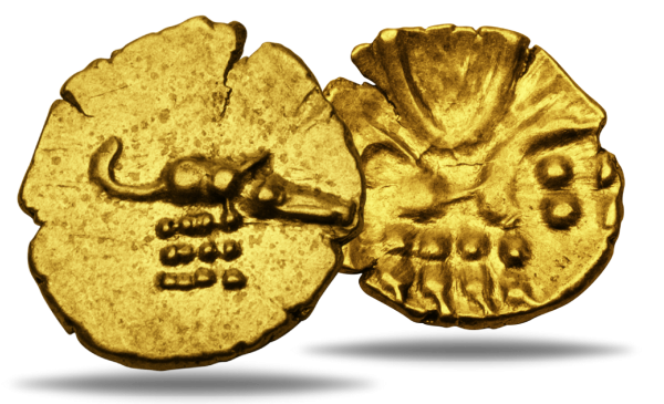 Indien, Altindischer Gold-Fanam 1600-1750 - Gold ! | Münzen-Versandhaus ...