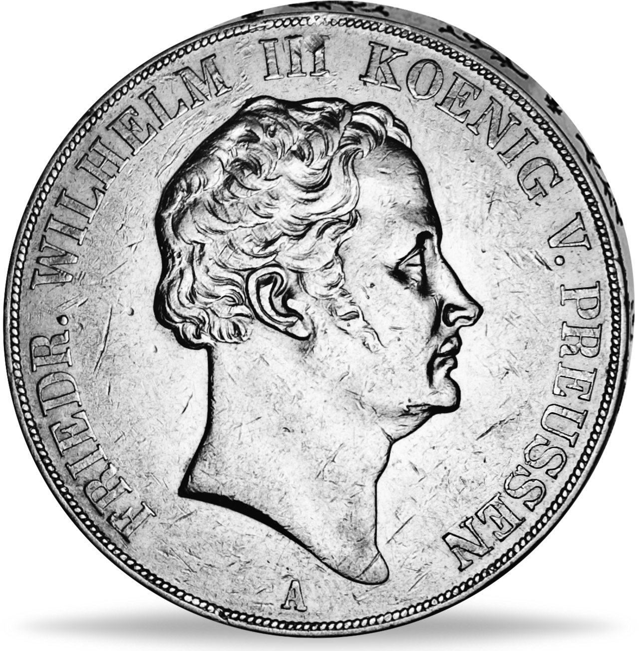 Königreich Preußen, Doppeltaler 1840 (Thun 252), König Friedrich Wilhelm III. - Silber | Münzen ...