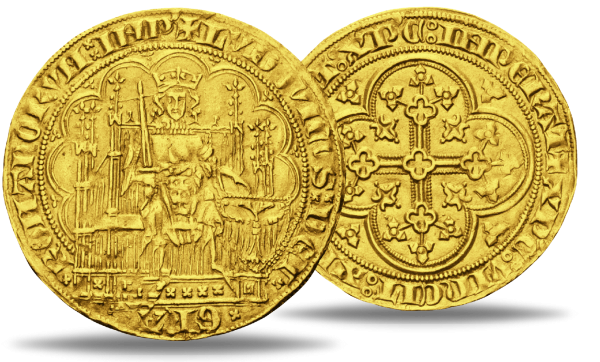 Heiliges Römisches Reich, Bayern, Chaise d'or (Kaiserschild) 1328-1347 ...