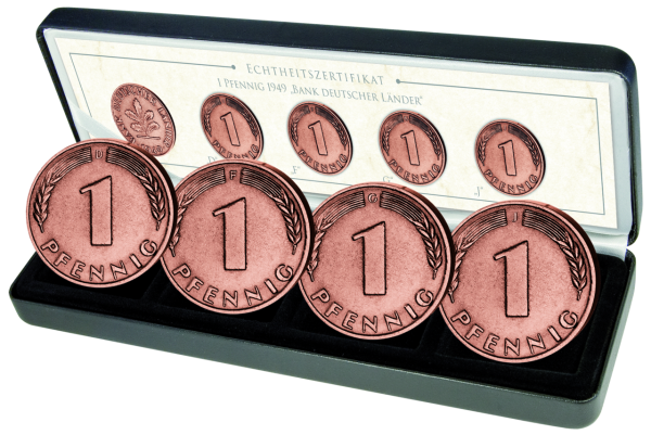 Bundesrepublik Deutschland, Satz 1 Pfennig-Satz Bank Deutscher Länder ...