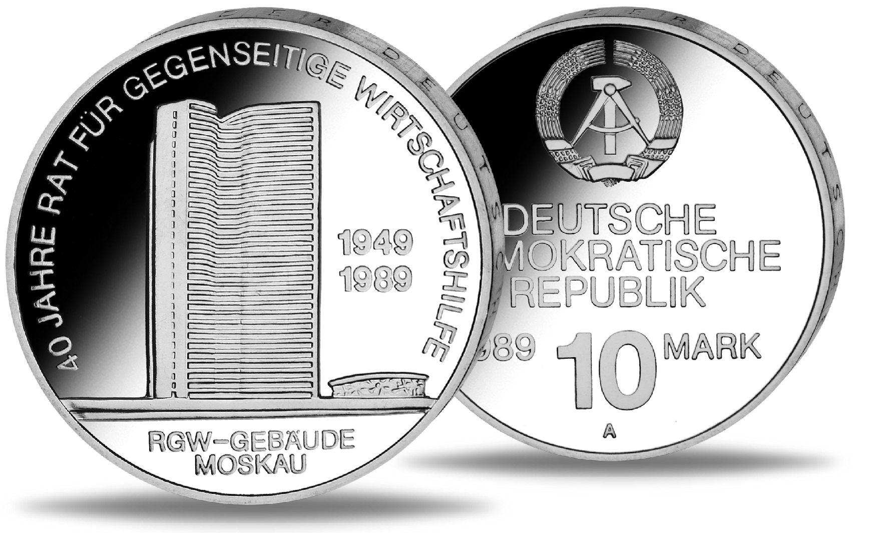 10 Mark der DDR „40 Jahre RGW“ | Münzen-Versandhaus Emporium-Hamburg