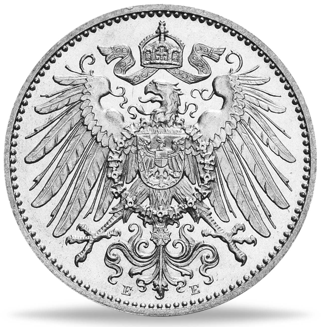 Deutsches Kaiserreich, 1 Mark 1891-1916, Großer Adler (J.17) - Silber ...