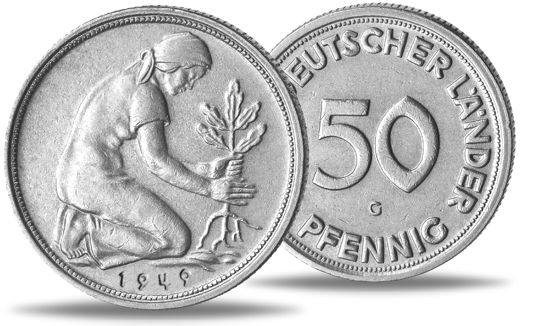 Bundesrepublik Deutschland, Pfennig-Komplettsatz Bank deutscher Länder ...
