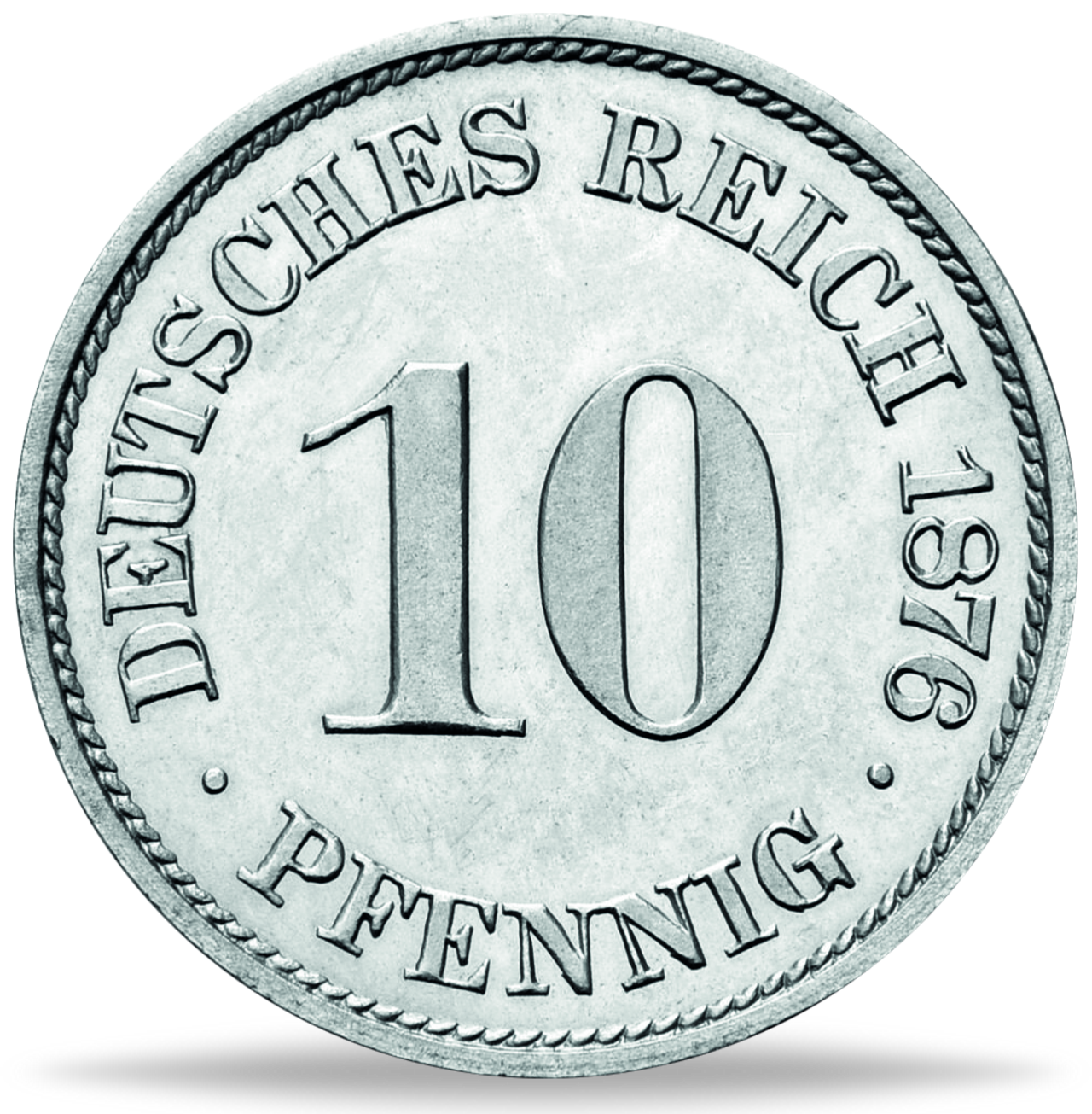 Deutsches Kaiserreich, 10 Pfenning 1873-1889 kleiner Adler (Jäger 4 ...